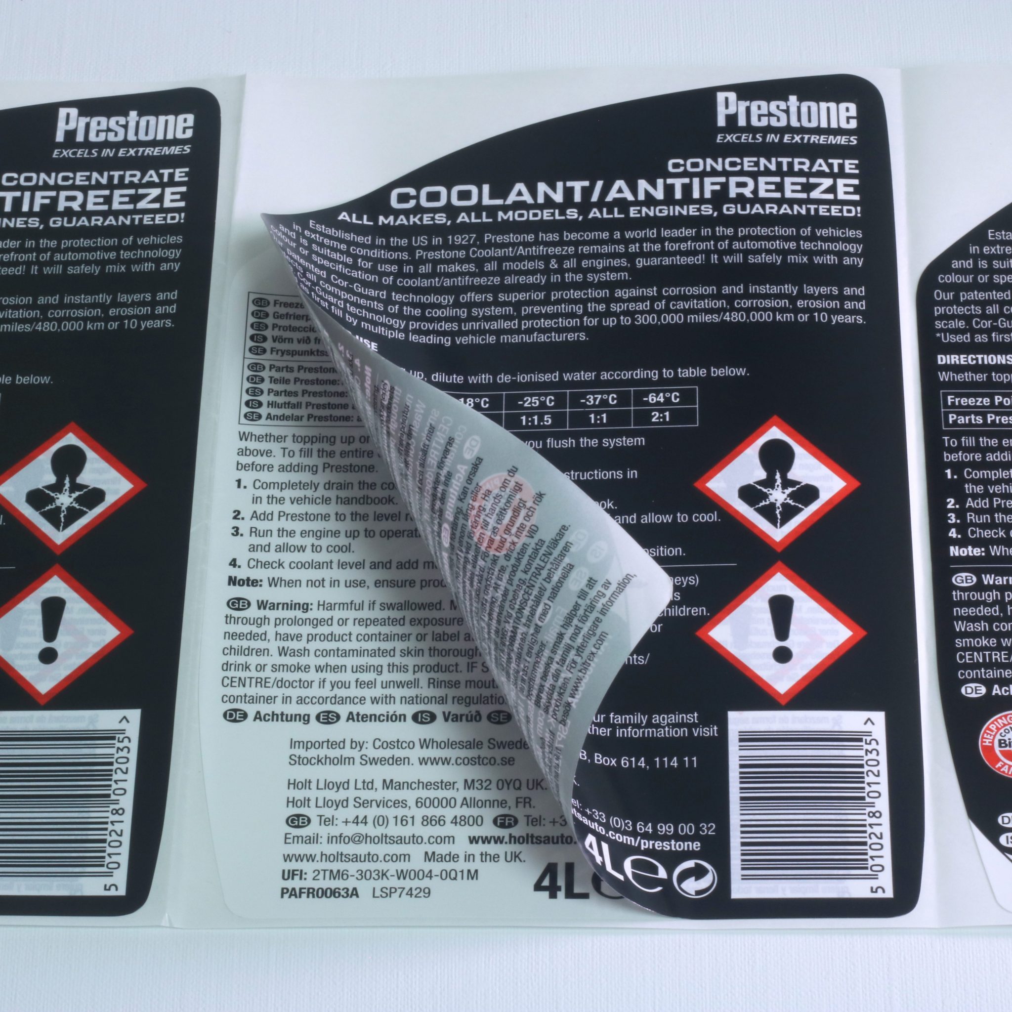 Peel and Reveal Labels for Multi-Layer Information and Promotions